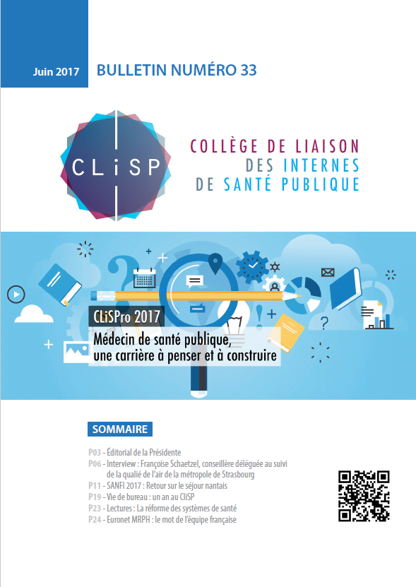 Bulletin 33 Juin 2017 Collège De Liaison Des Internes De Santé Publique
